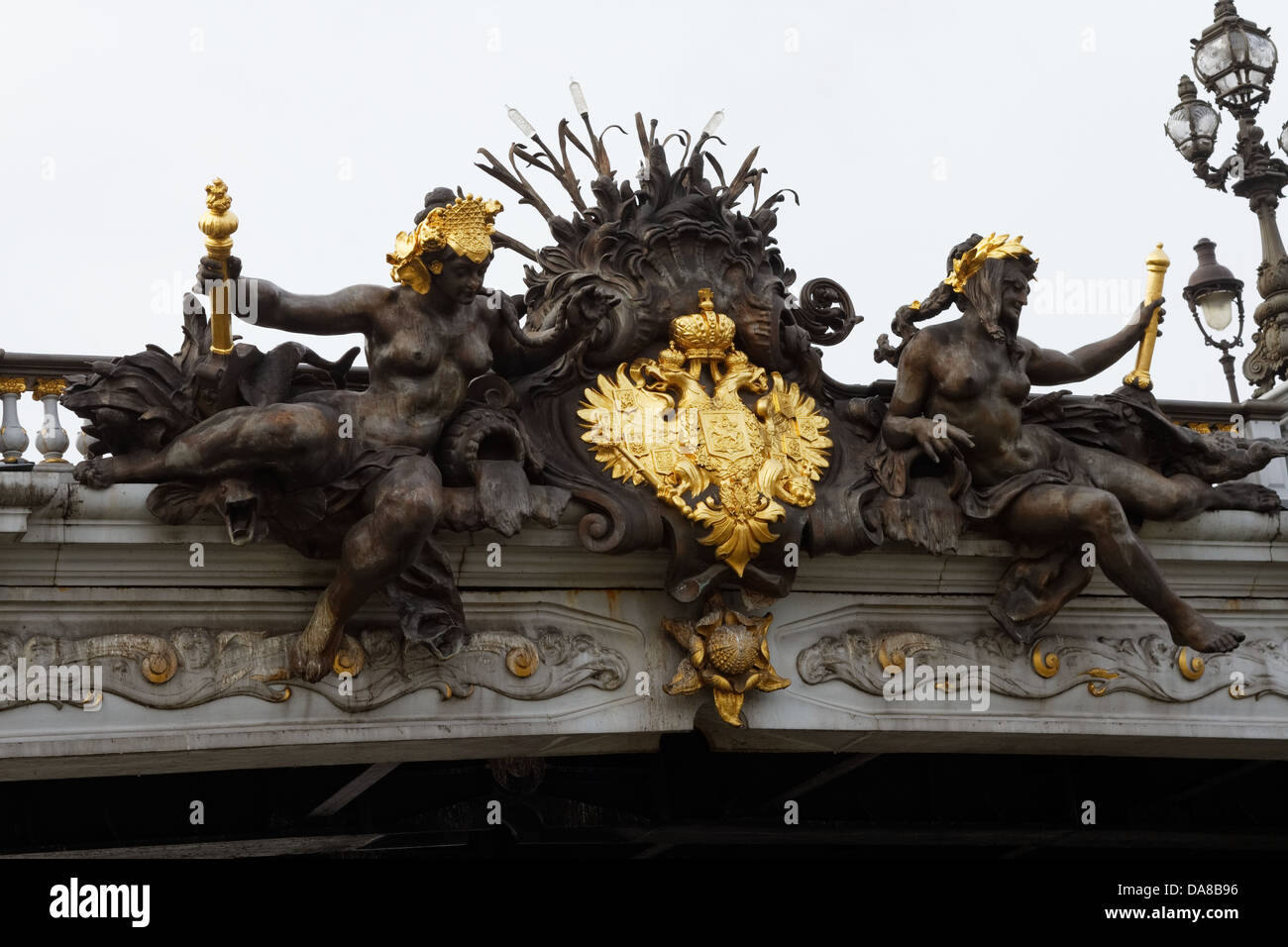 Alexander 3 bridge, Paris, France Stock Photo - Alamy