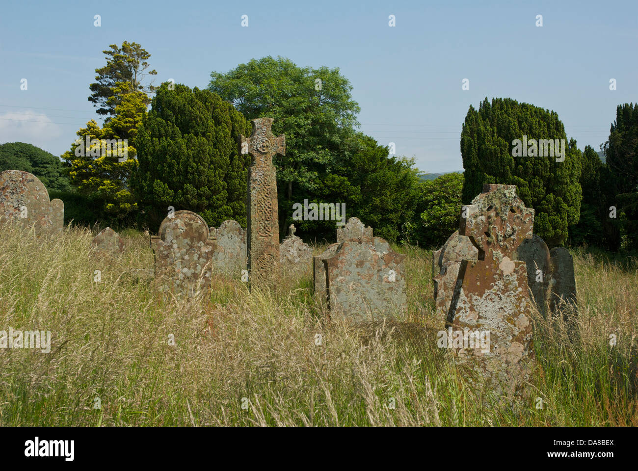 The 9th century cross at St Paul's Church, Irton, near Eskdale Green ...