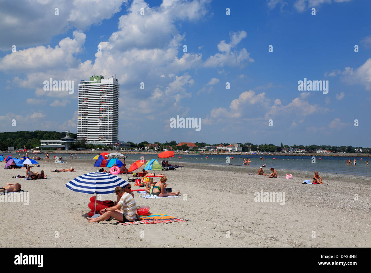 Priwall Beach, Travemuende, Schleswig-Holstein, Baltic Sea Coast ...