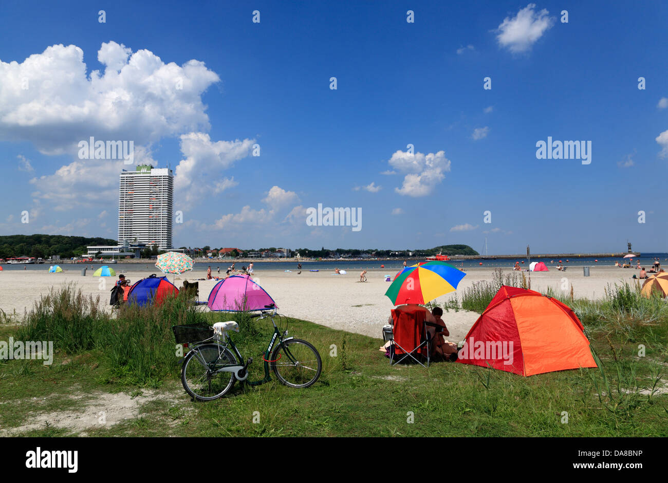 Priwall Beach, Travemuende, Schleswig-Holstein, Baltic Sea Coast ...