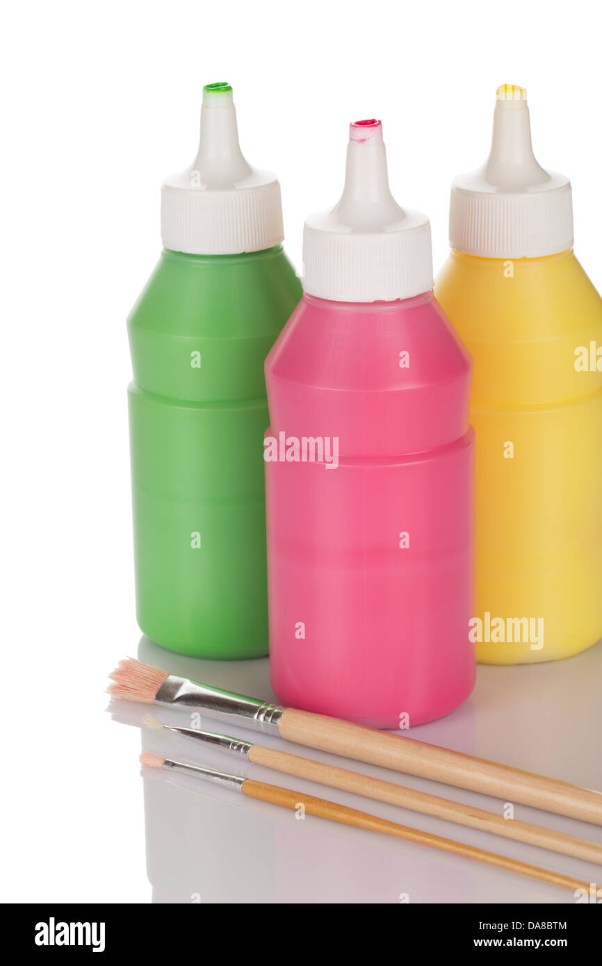 Paint bottles hi-res stock photography and images - Alamy