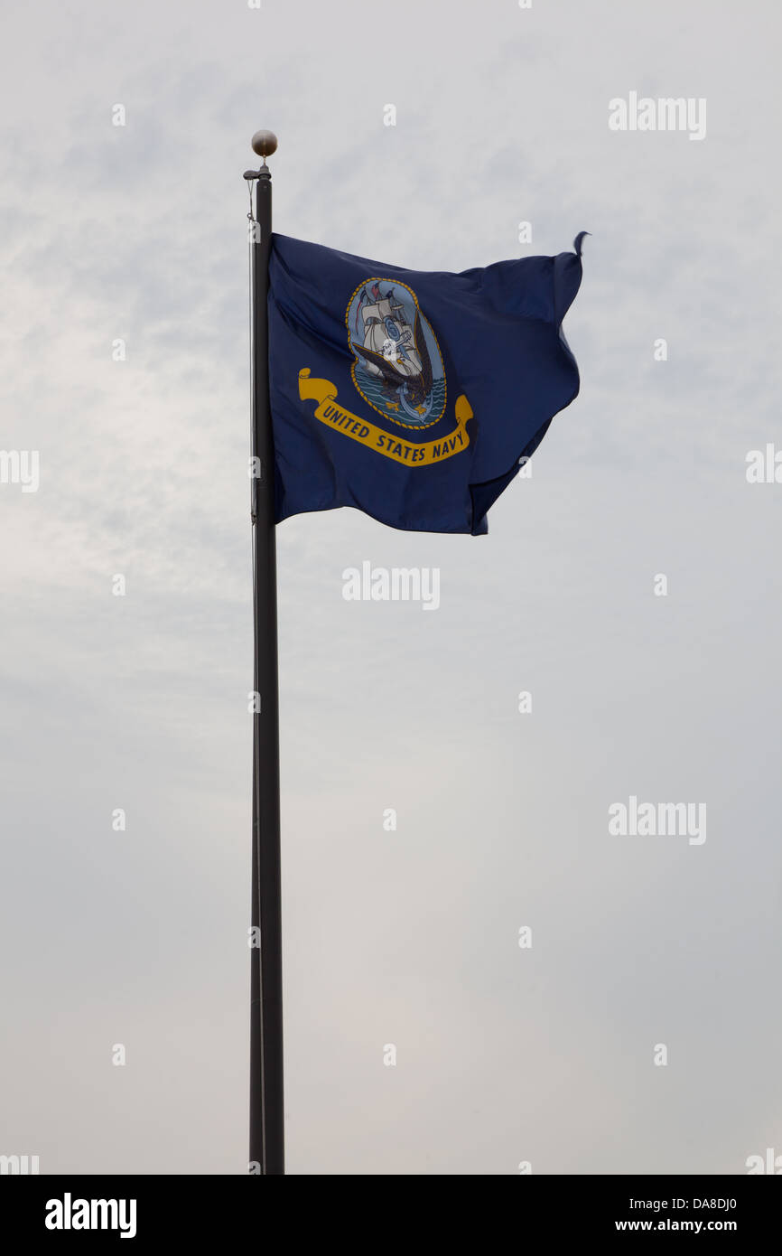 US Navy flag Stock Photo - Alamy