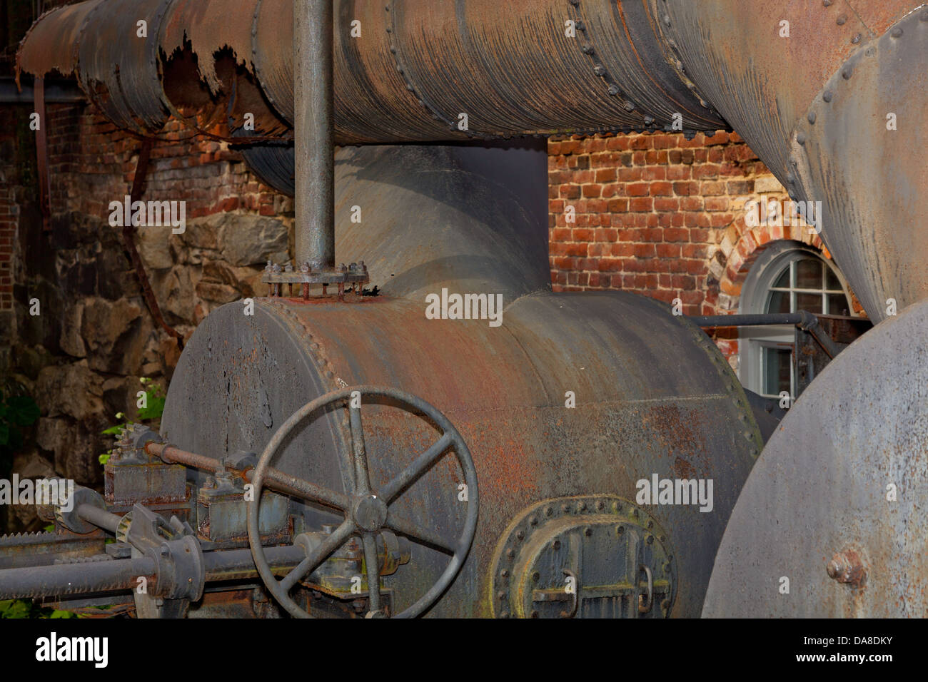 Old rusty furnaces at Tredegar in Richmond, VA Stock Photo - Alamy