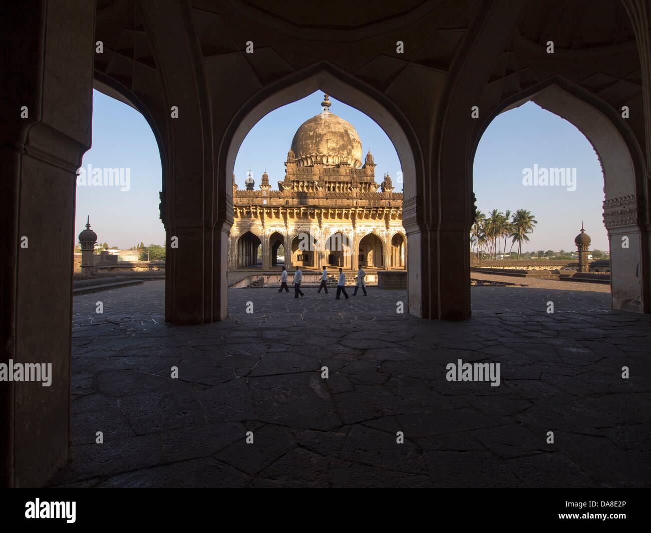 January 23, 2011 - Bijapur, Karntaaka, India - The Ibrahim Rauza ...