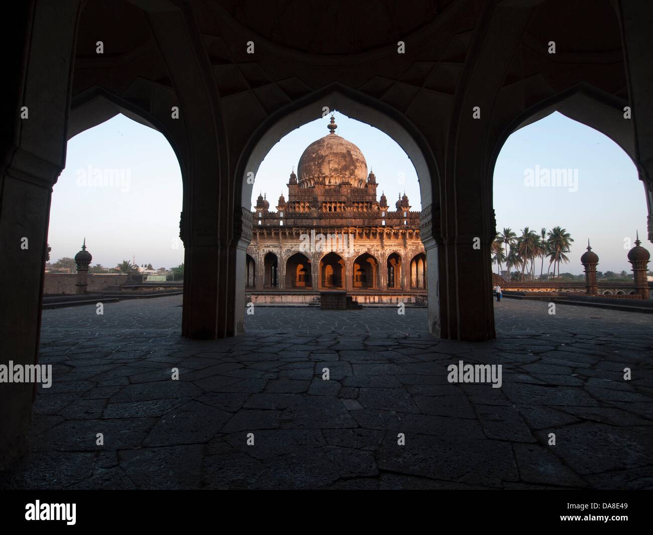 January 23, 2011 - Bijapur, Karntaaka, India - The Ibrahim Rauza ...