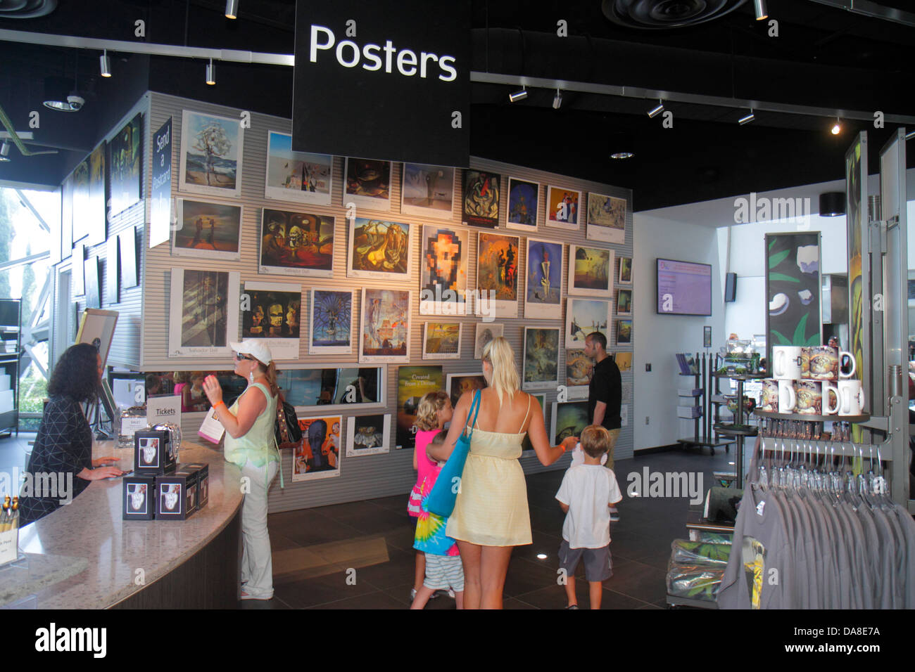 Florida Saint St. Petersburg,Salvador Dali Museum,gift store,shopping ...