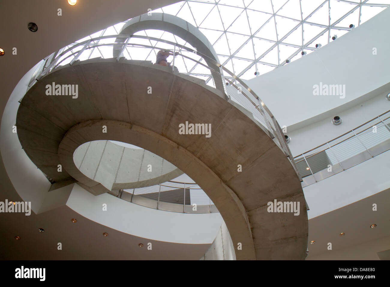 Florida Saint St. Petersburg,Salvador Dali Museum,atrium,winding ...