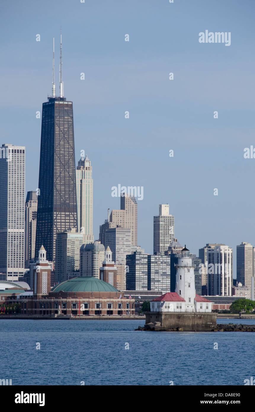 Historic chicago lighthouse hi-res stock photography and images - Alamy