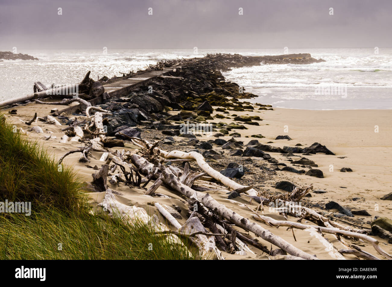 Oregon jetty hi-res stock photography and images - Alamy