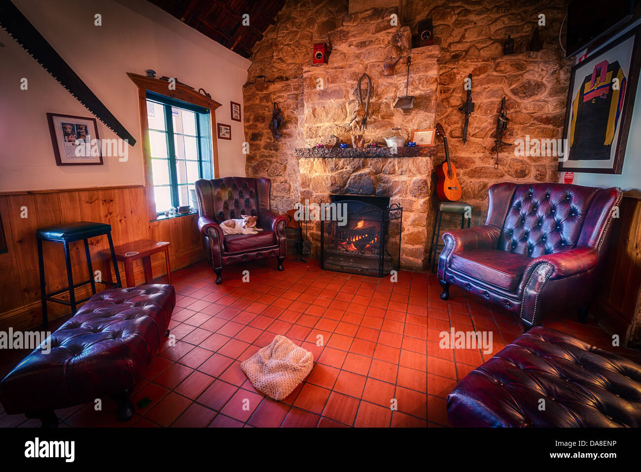 Inside the historic "Stanley Bridge" Hotel in the Adelaide Hills Stock ...