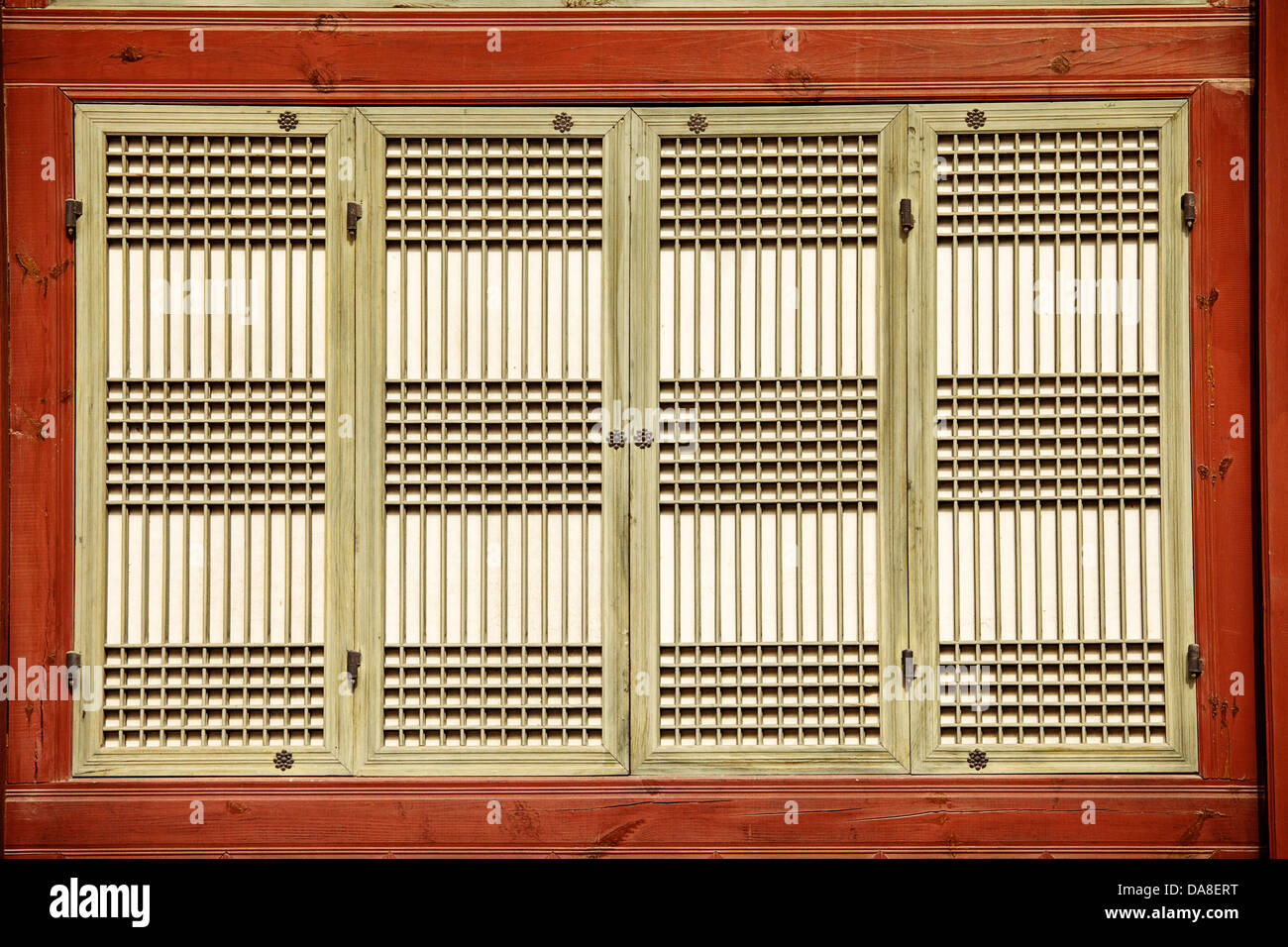 Korean Window Screen Stock Photo - Alamy