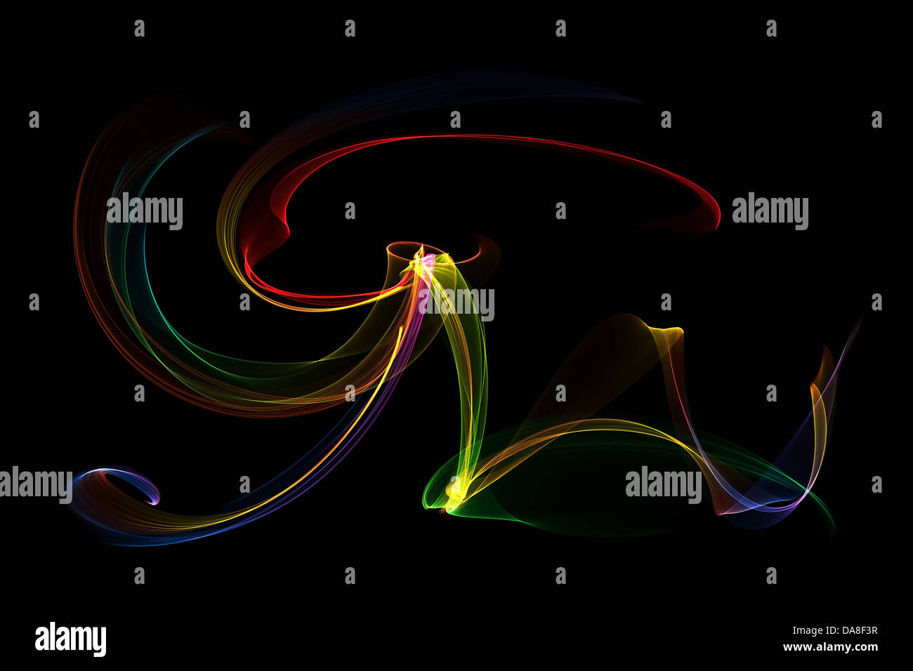 abstract colorful waves art design Stock Photo - Alamy