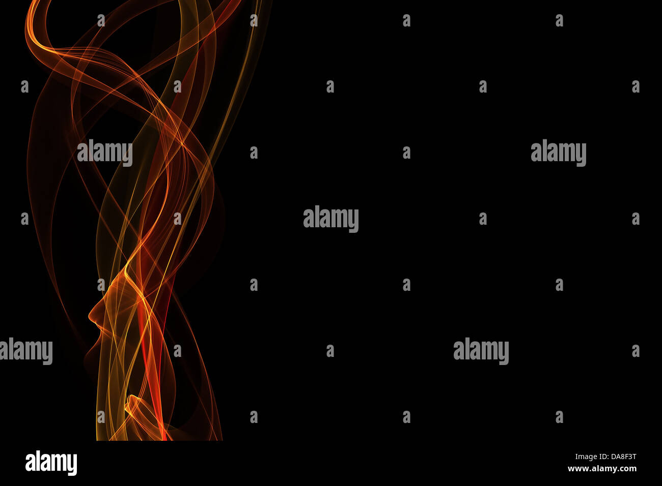 abstract flame waves art design Stock Photo - Alamy