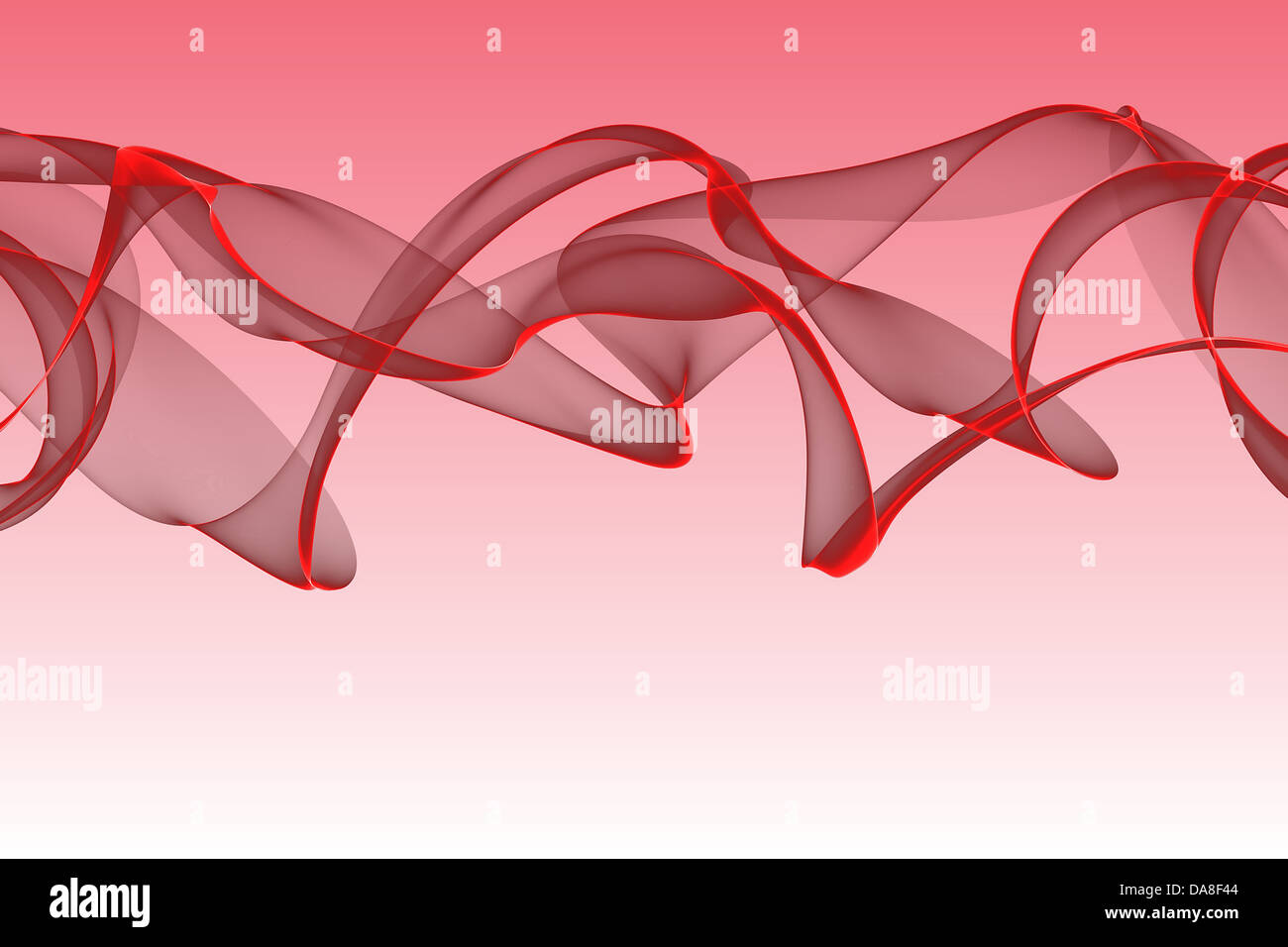abstract red ribbon waves Stock Photo - Alamy