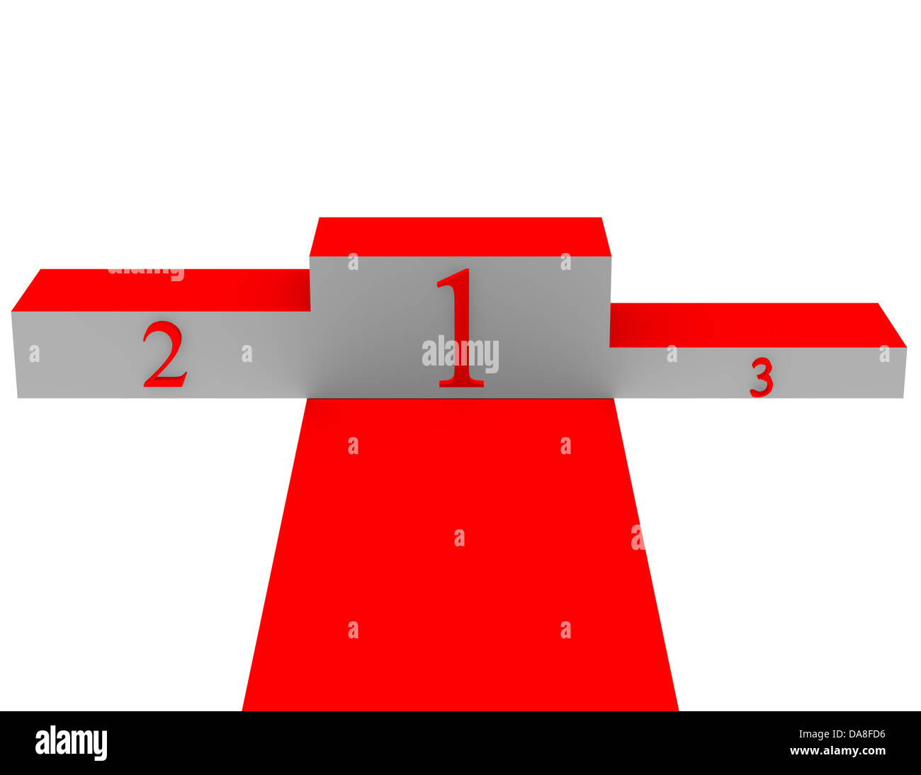 3d Render of a Competition Podium Stock Photo - Alamy