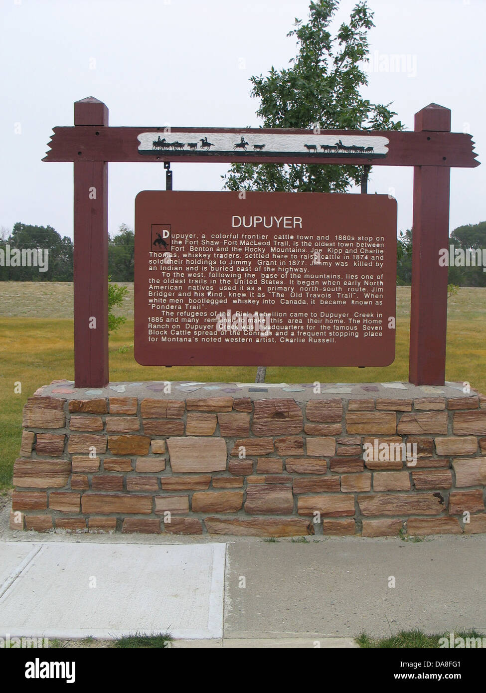 Fort shaw sign hi-res stock photography and images - Alamy