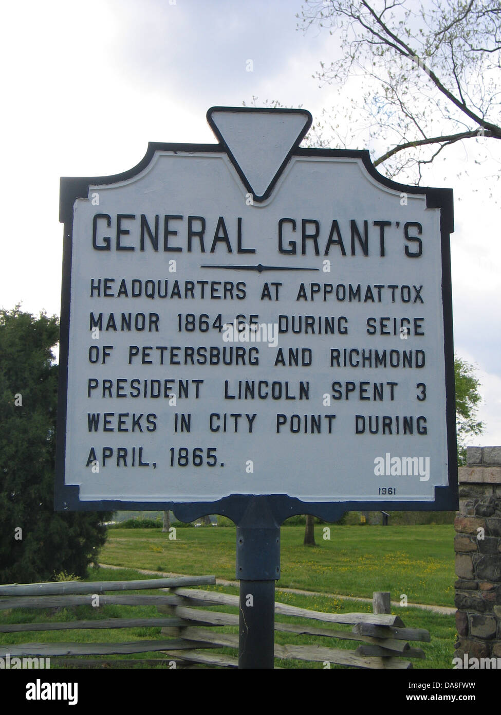 GENERAL GRANT'S Headquarters at Appomattox Manor 1864-65 during siege ...