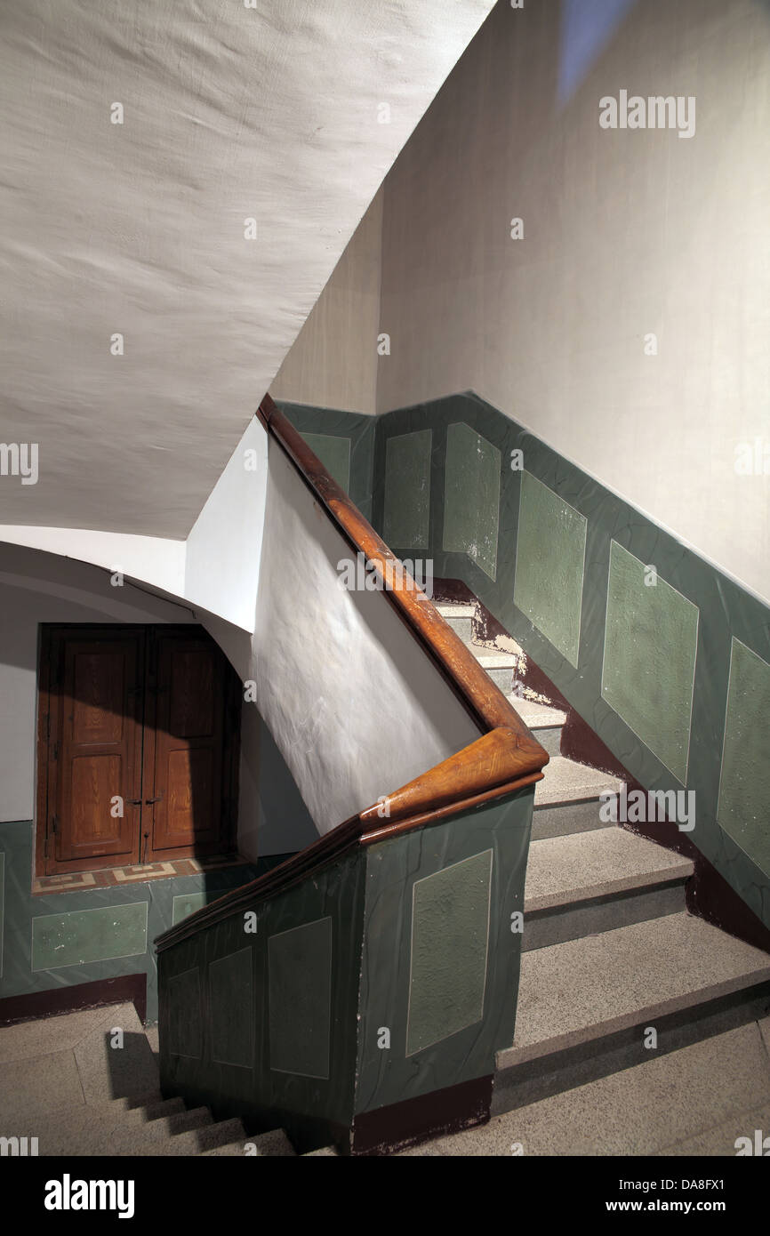 interior picture of a very old stairs Stock Photo - Alamy