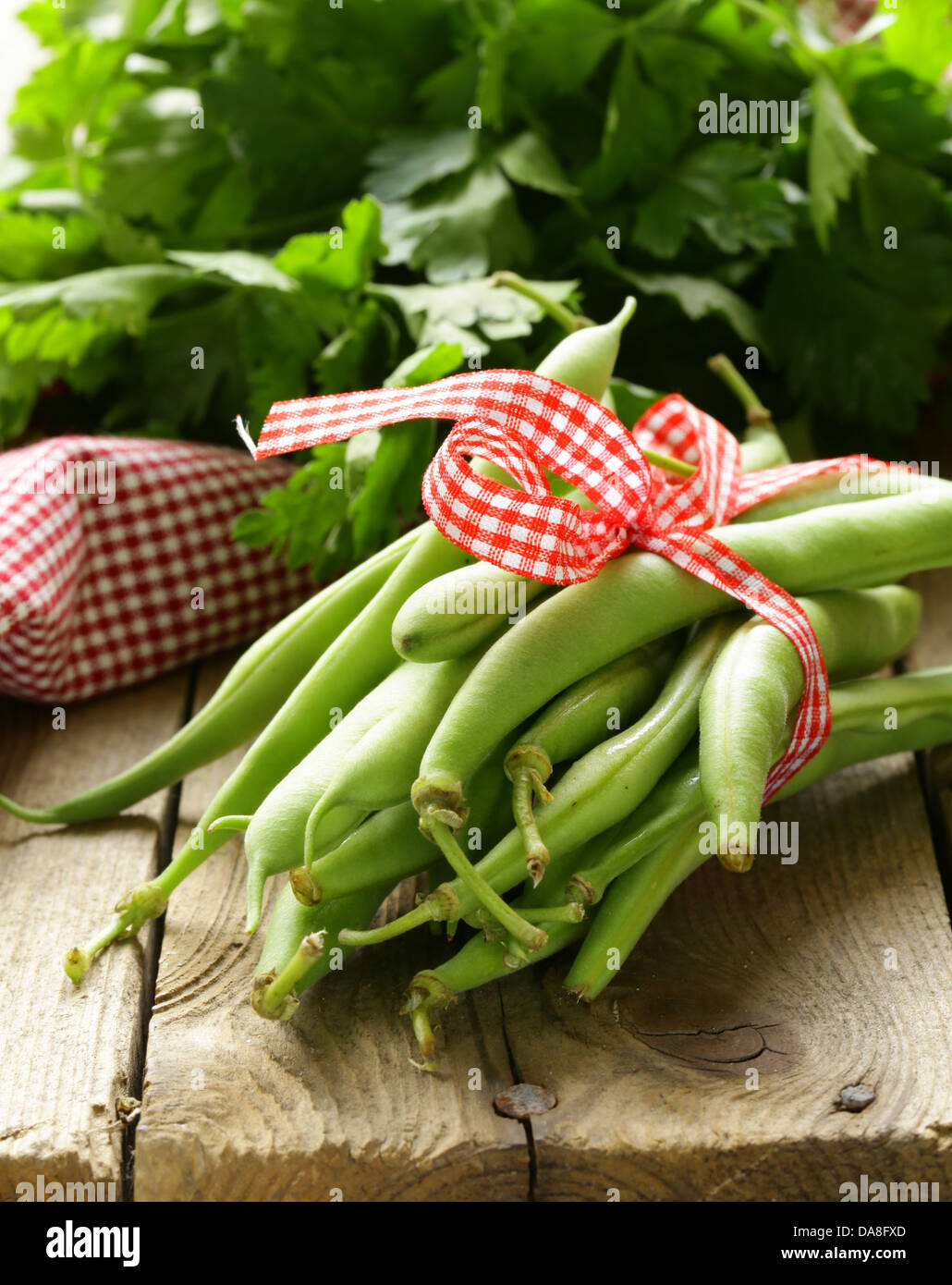 fresh green bean pods (peas, beans Stock Photo - Alamy