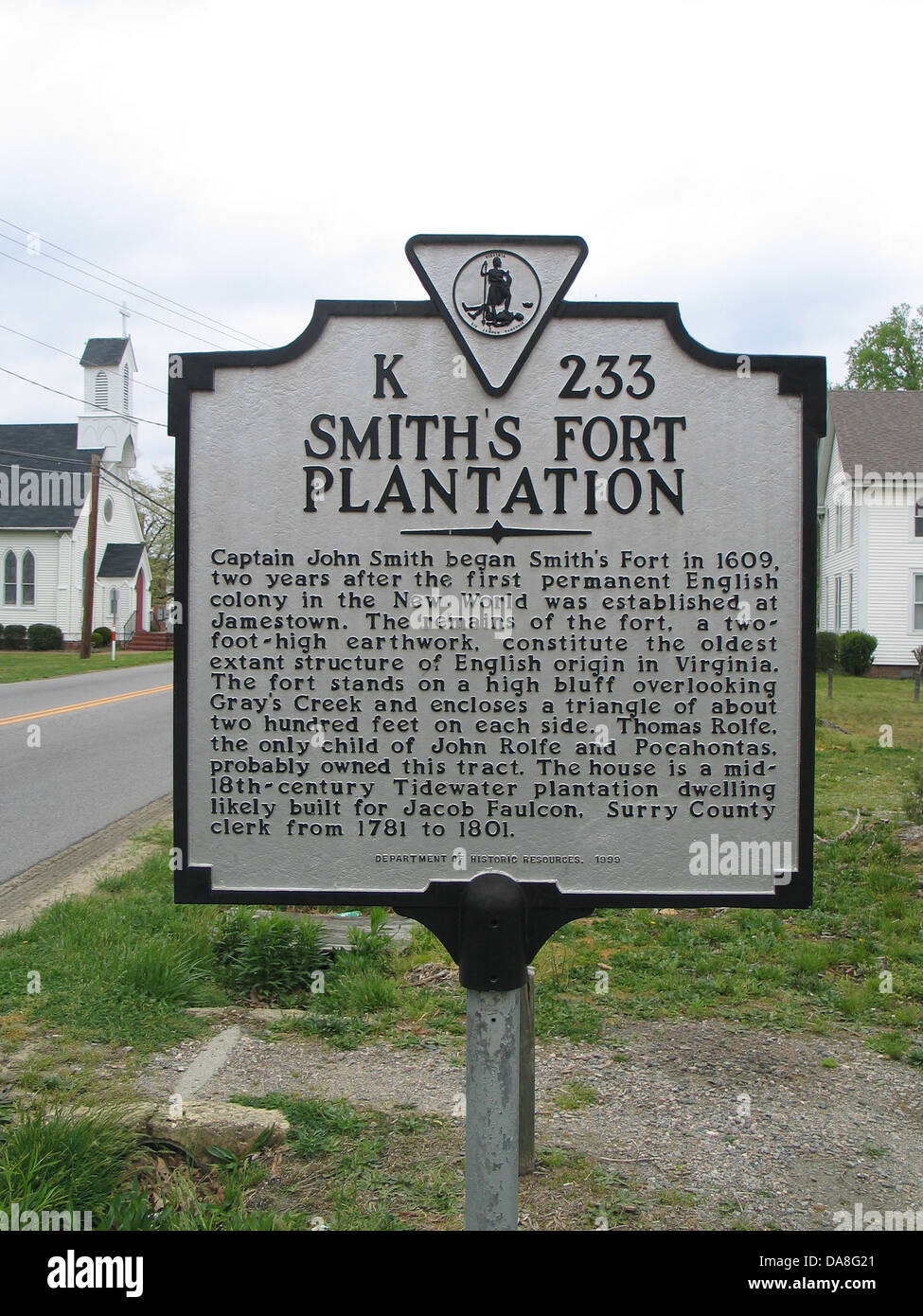 SMITH'S FORT PLANTATION Captain John Smith began Smith's Fort in 1609 ...