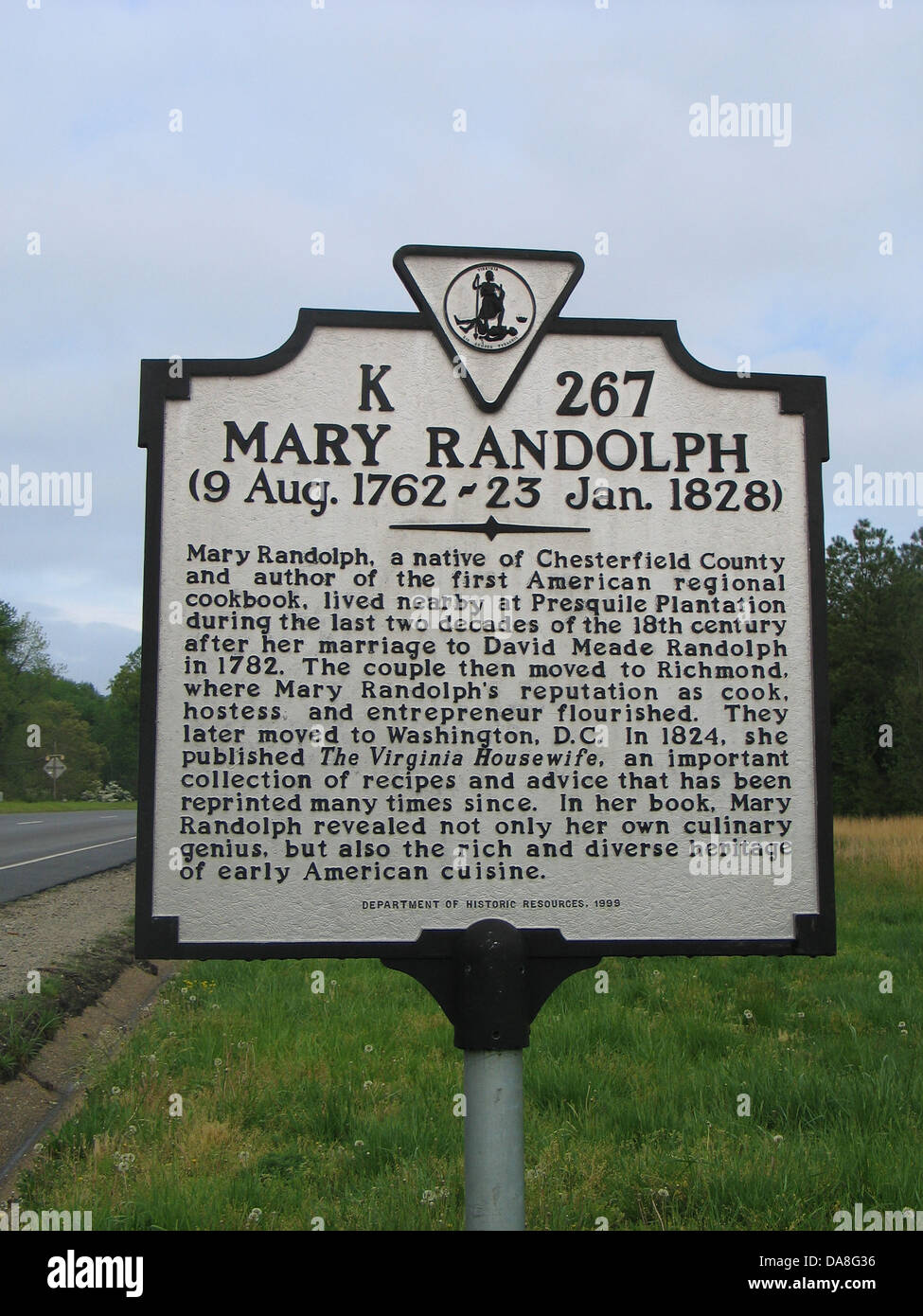 MARY RANDOLPH (9 AUG. 1762 - 23 JAN. 1828) Mary Randolph, a native of ...