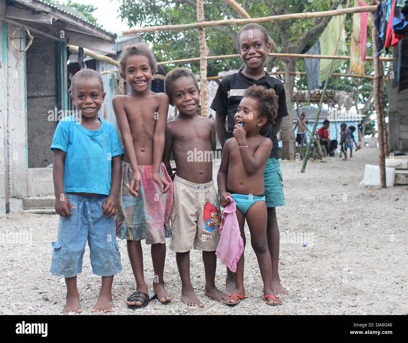 happy island boys Stock Photo - Alamy