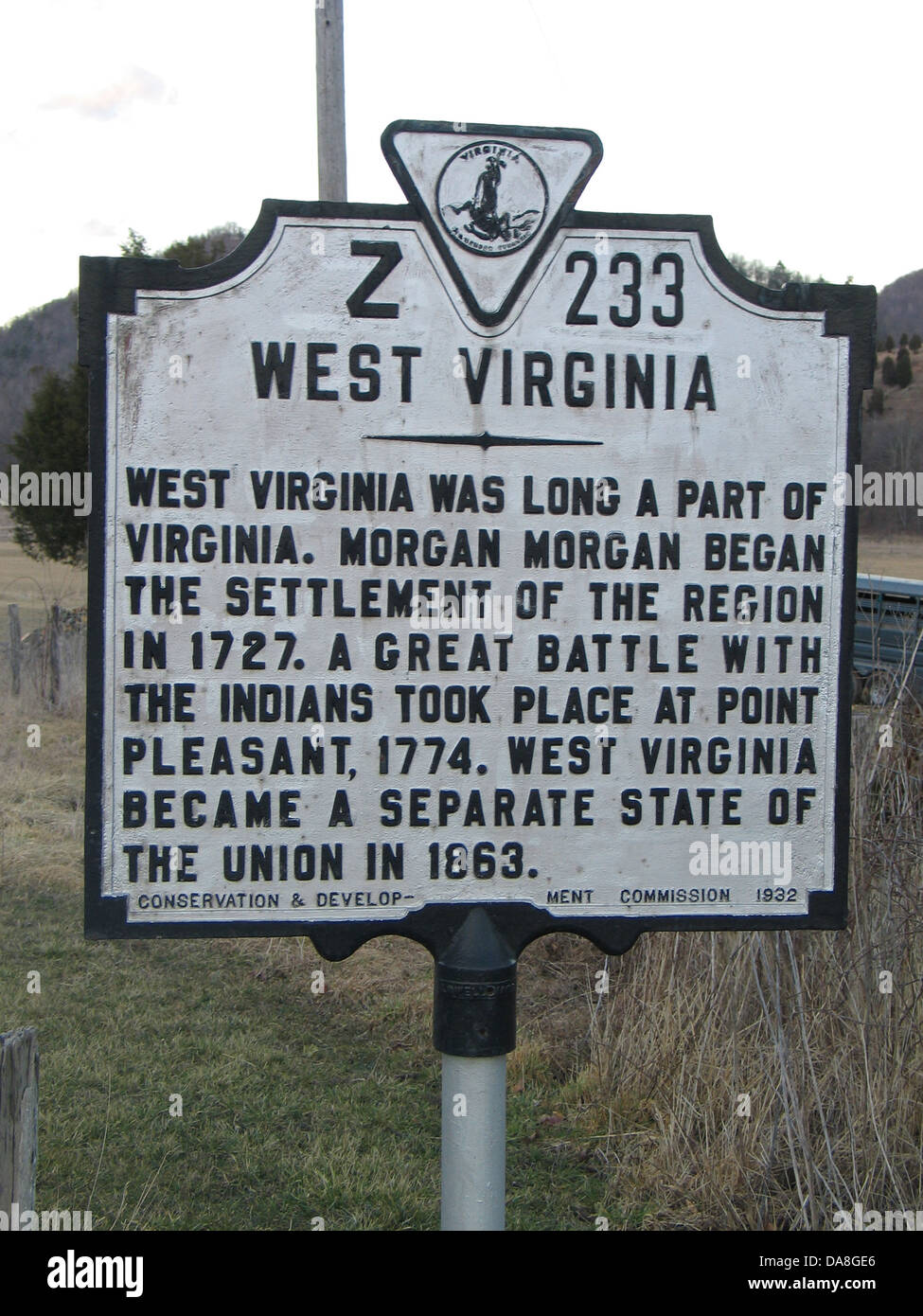 WEST VIRGINIA West Virginia was long a part of Virginia. Morgan Morgan ...
