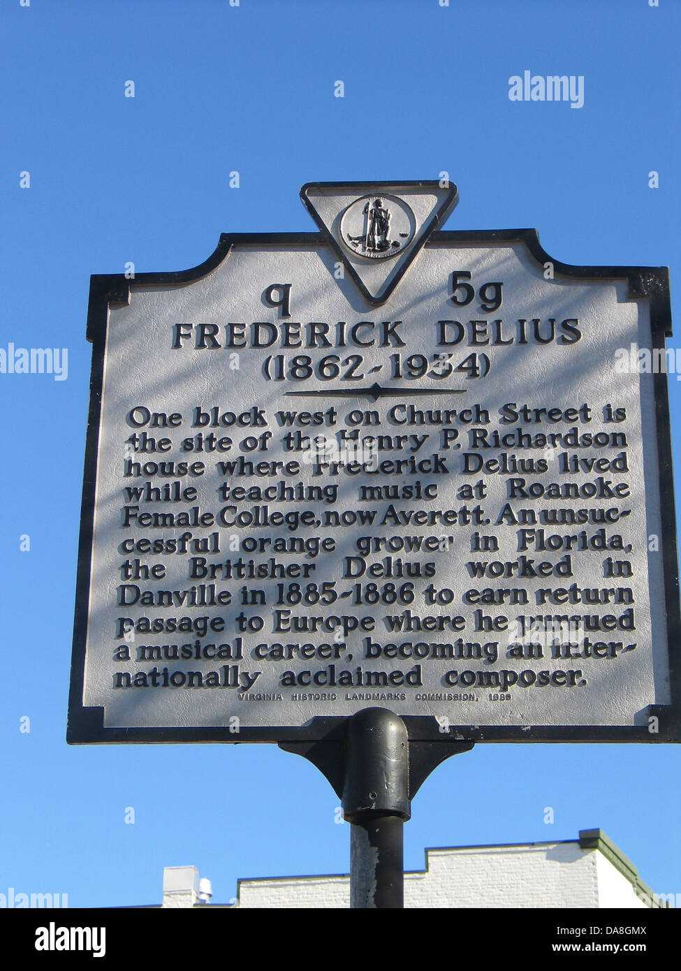 FREDERICK DELIUS (1862-1934) One block west on Church Street is the ...