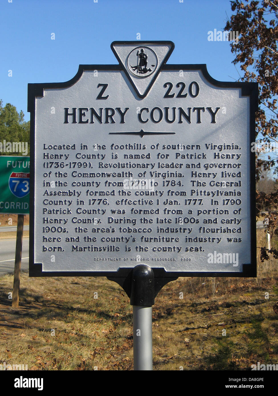 HENRY COUNTY Located in the foothills of southern Virginia, Henry ...