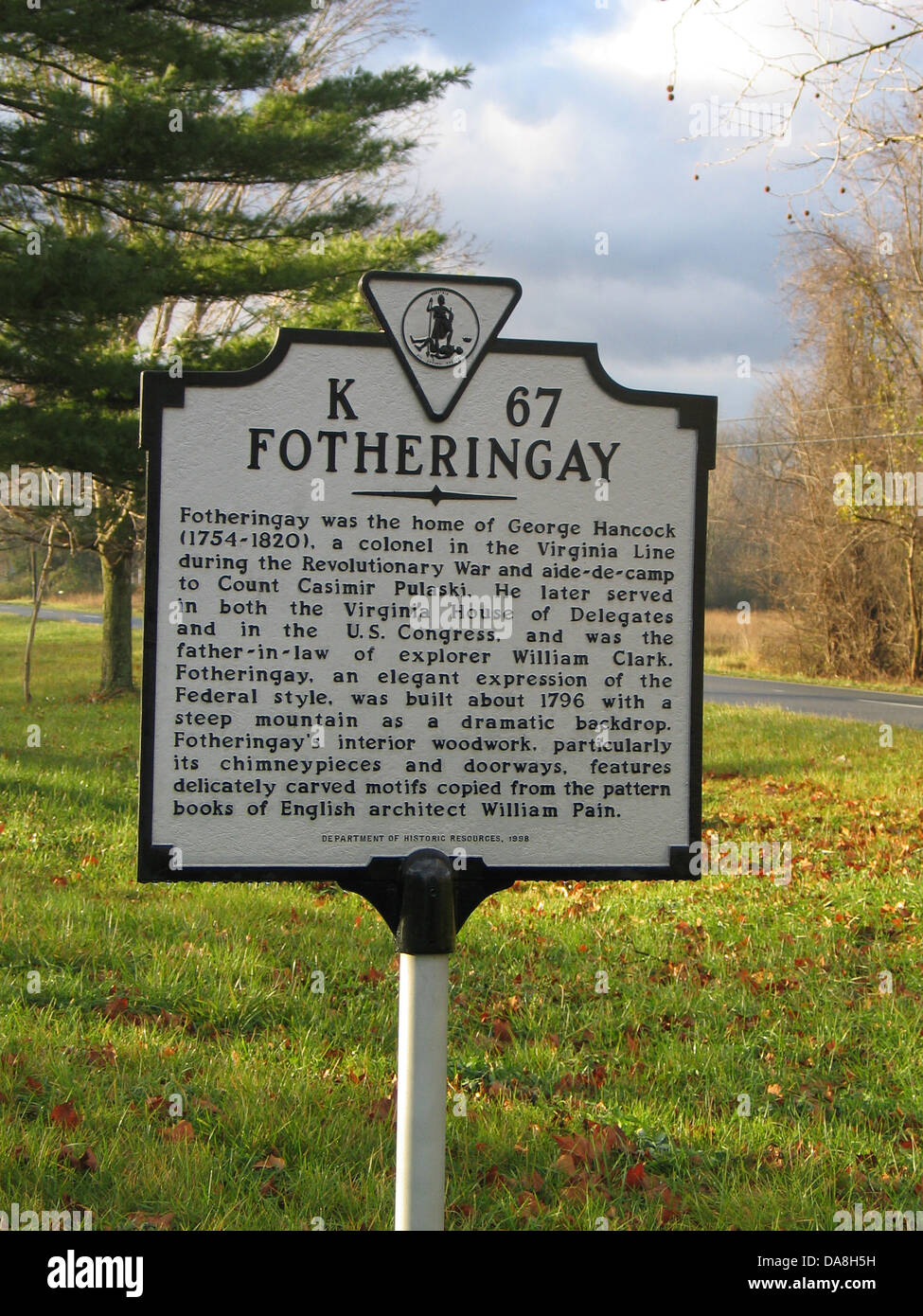 FOTHERINGAY Fotheringay was the home of George Hancock (1754-1820), a ...