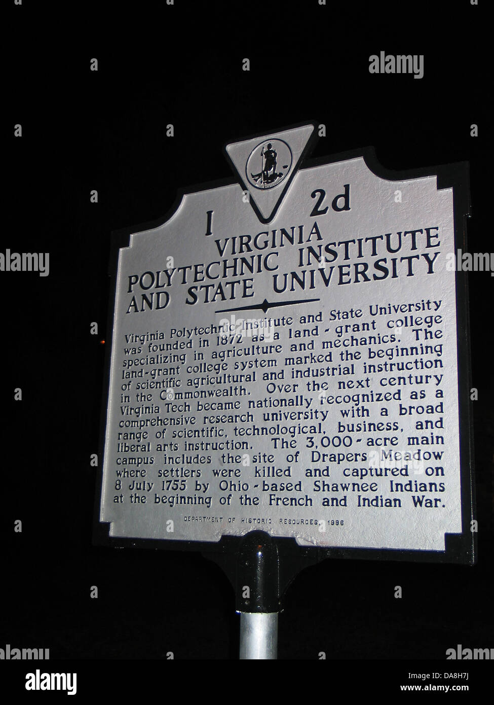 VIRGINIA POLYTECHNIC INSTITUTE AND STATE UNIVERSITY Virginia ...