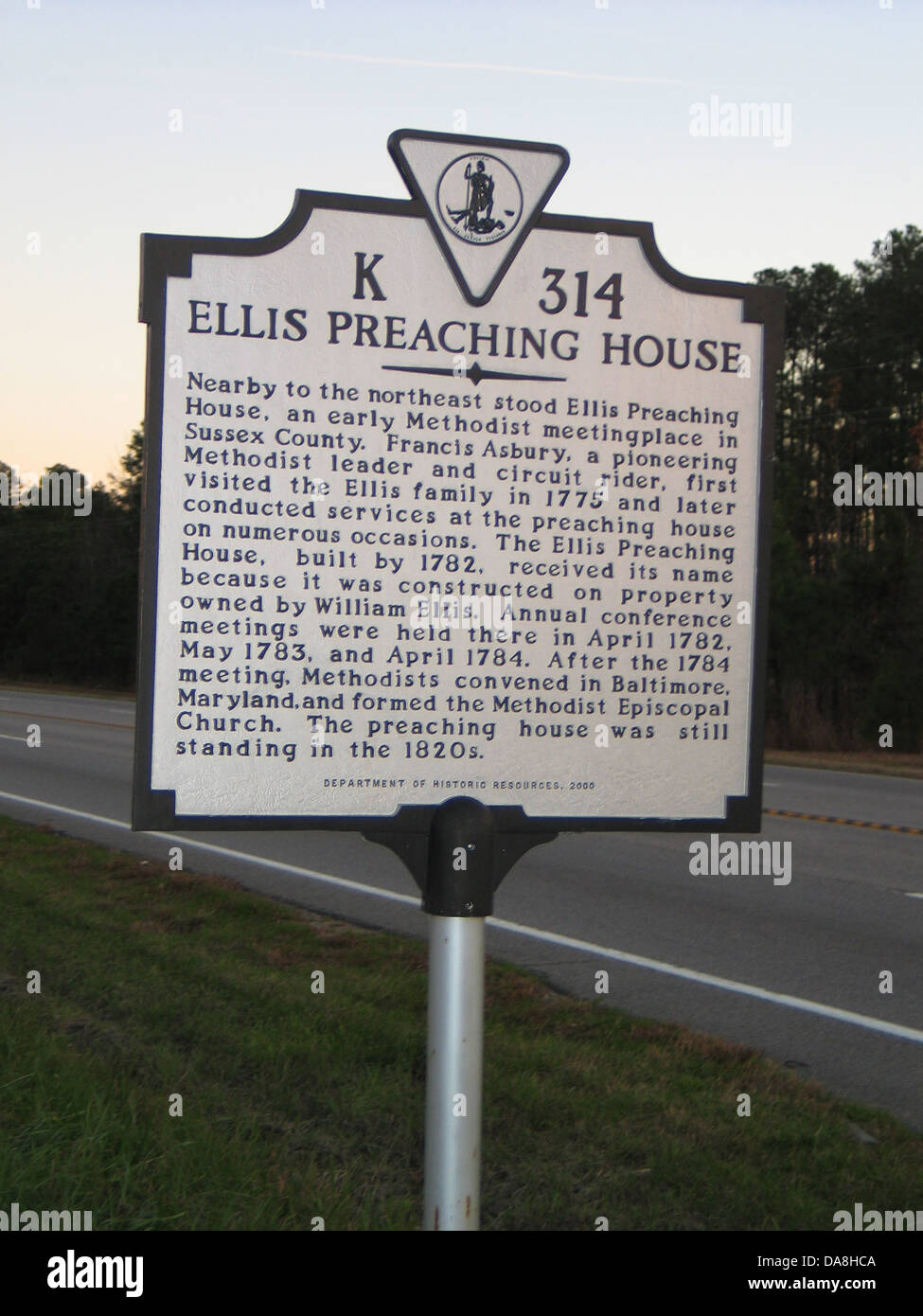 ELLIS PREACHING HOUSE Nearby to the northeast stood Ellis Preaching ...