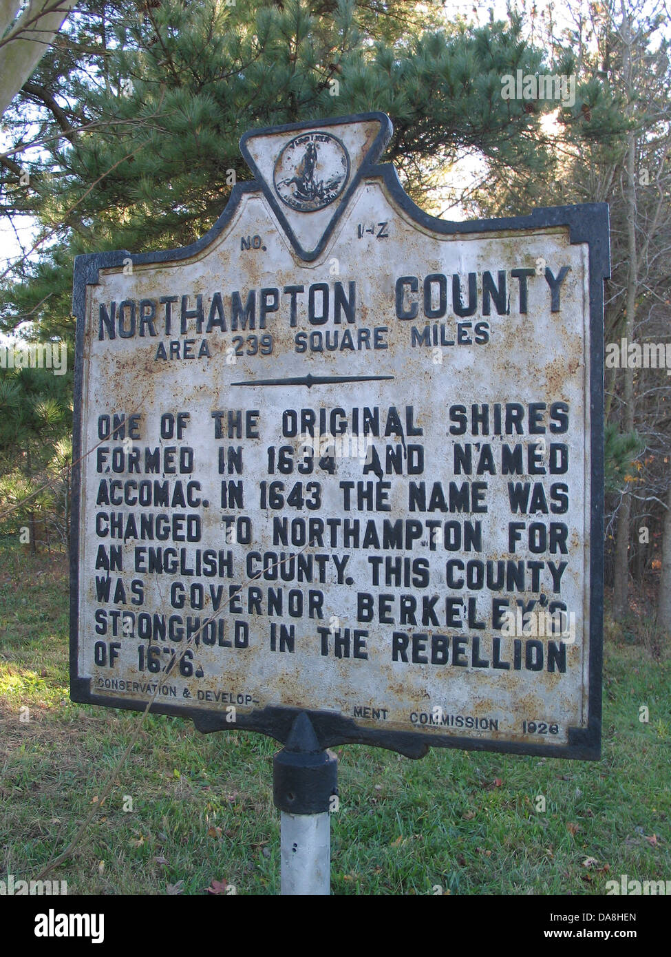 NORTHAMPTON COUNTY Area 239 Square Miles One of the original Shires ...