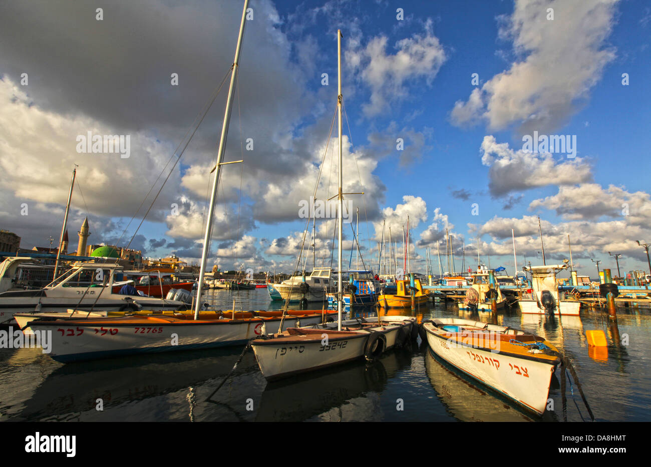 Israel, Western Galilee, the Acre harbour Stock Photo - Alamy