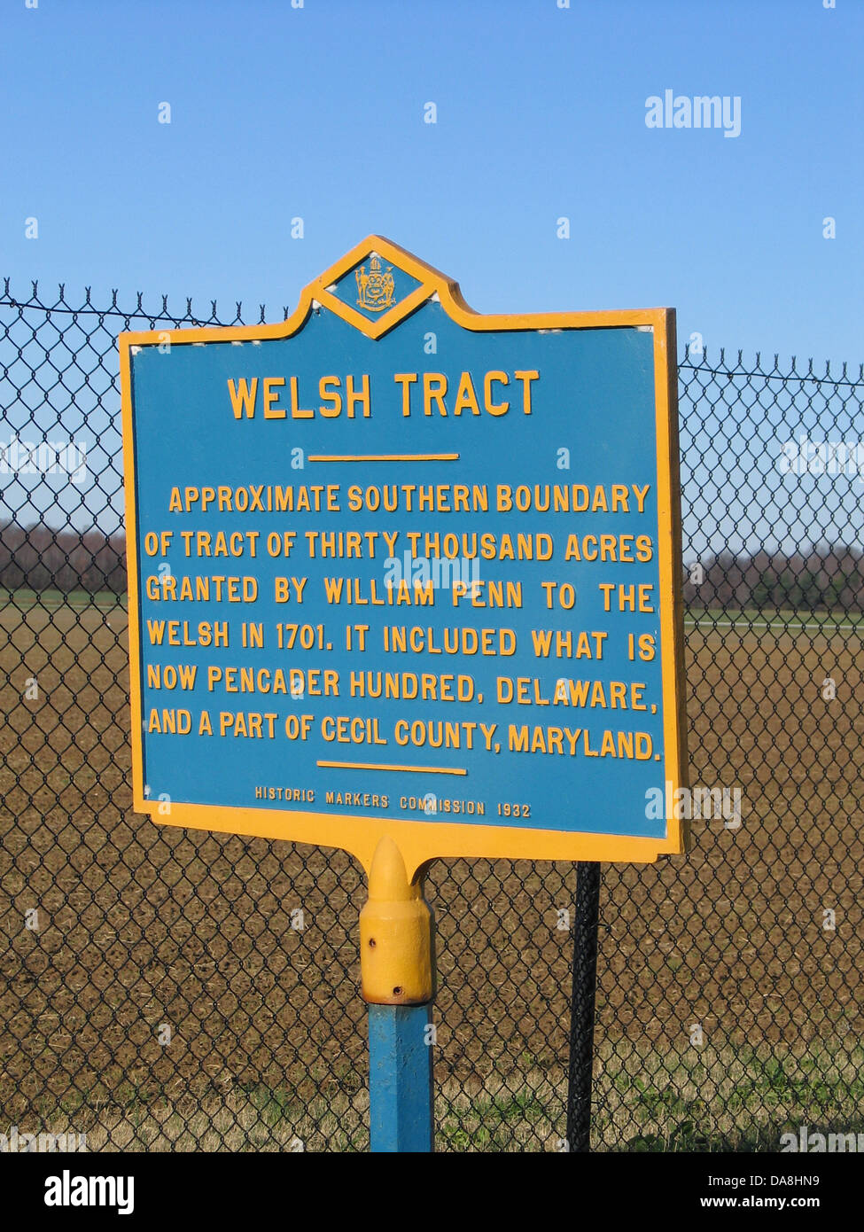 WELSH TRACT Approximate southern boundary of tract of thirty thousand ...