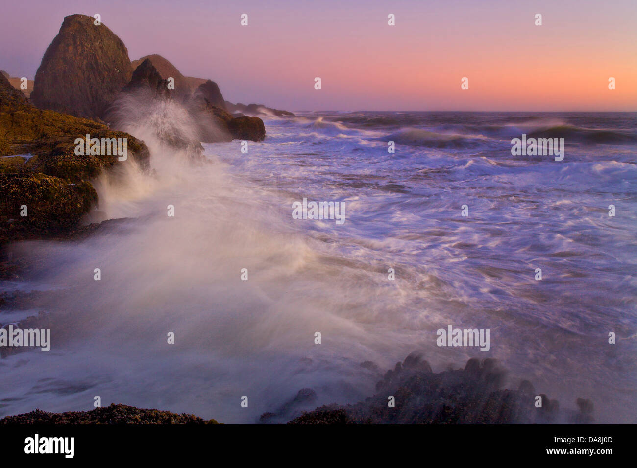 USA, United States, America, Oregon, Coast, Coastline, Beach, ocean ...