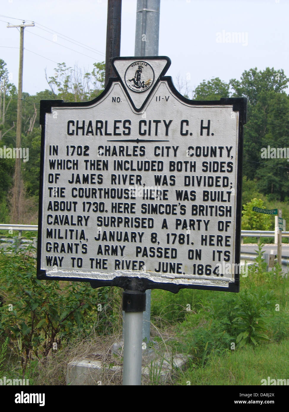 CHARLES CITY C.H. In 1702 Charles City County, which then included both ...