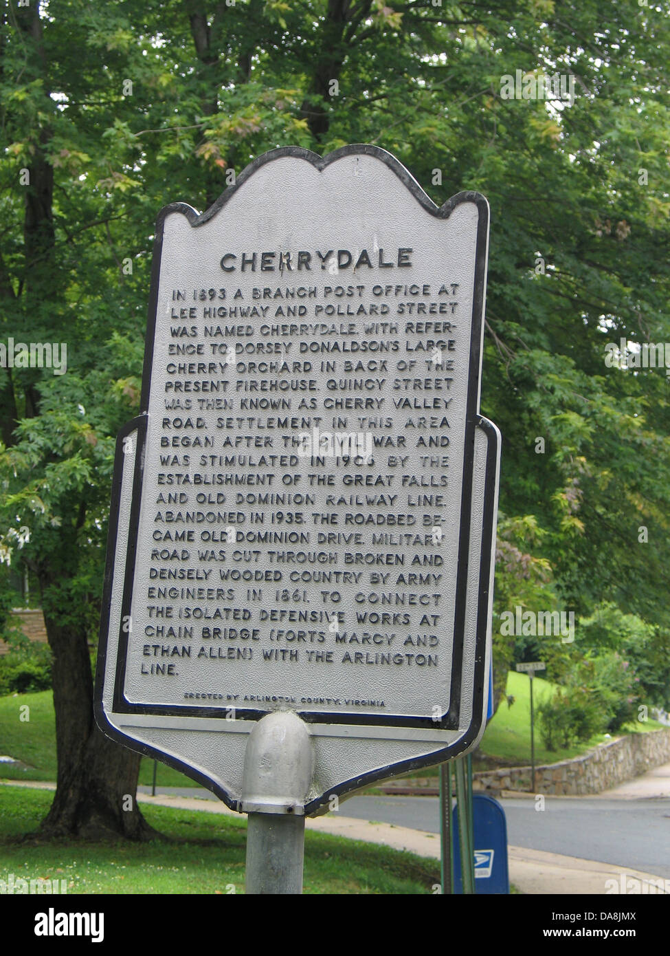 CHERRYDALE In 1893 a branch post office at Lee Highway and Pollard ...