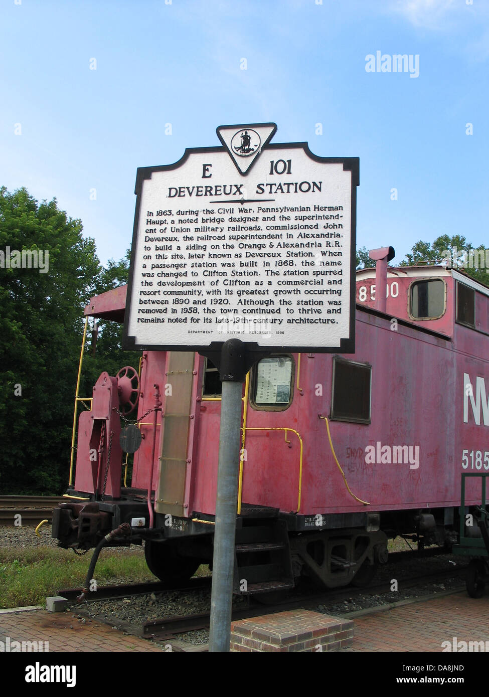 DEVERAUX STATION In 1863, during the Civil War, Pennsylvanian Herman ...