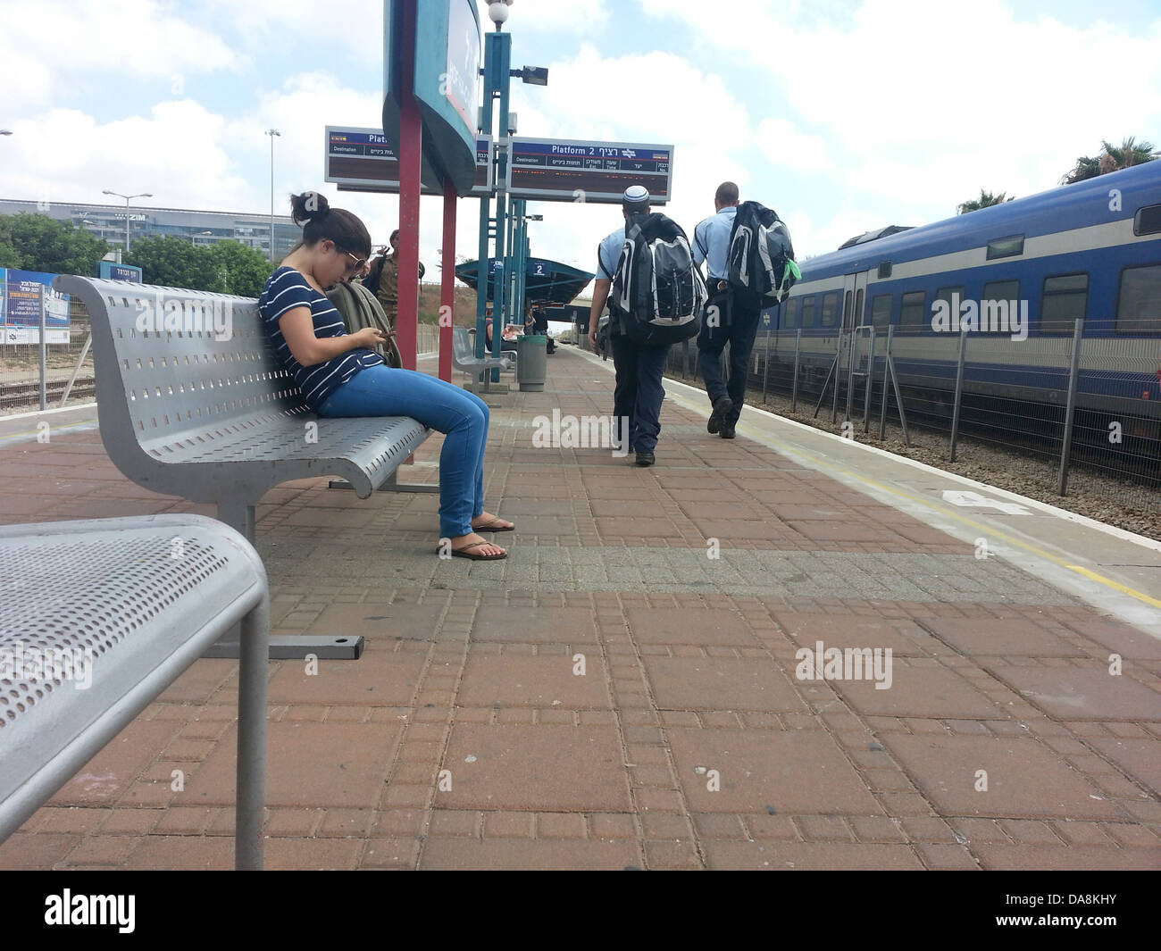 Railway station at haifa hi-res stock photography and images - Alamy