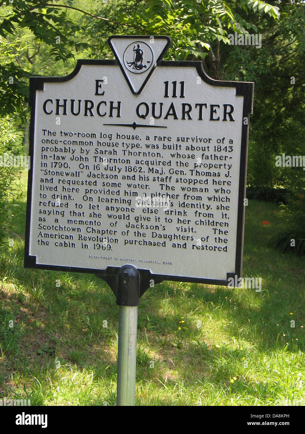 CHURCH QUARTER The two-room log house, a rare survivor of a once-common ...