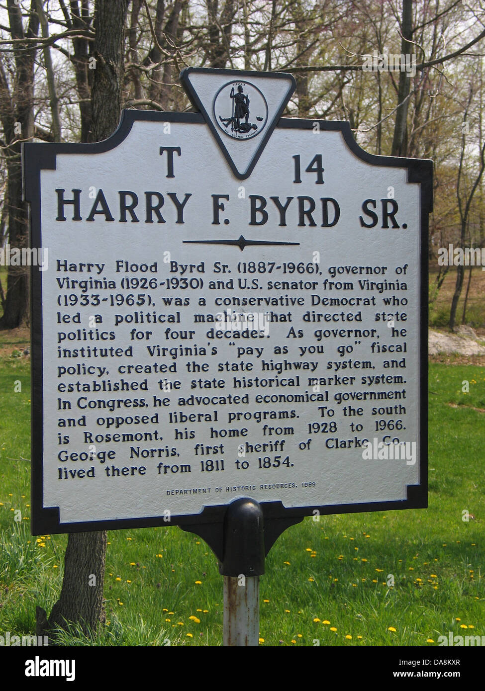 HARRY F. BYRD SR. Harry Flood Byrd Sr. (1887-1966), governor of ...