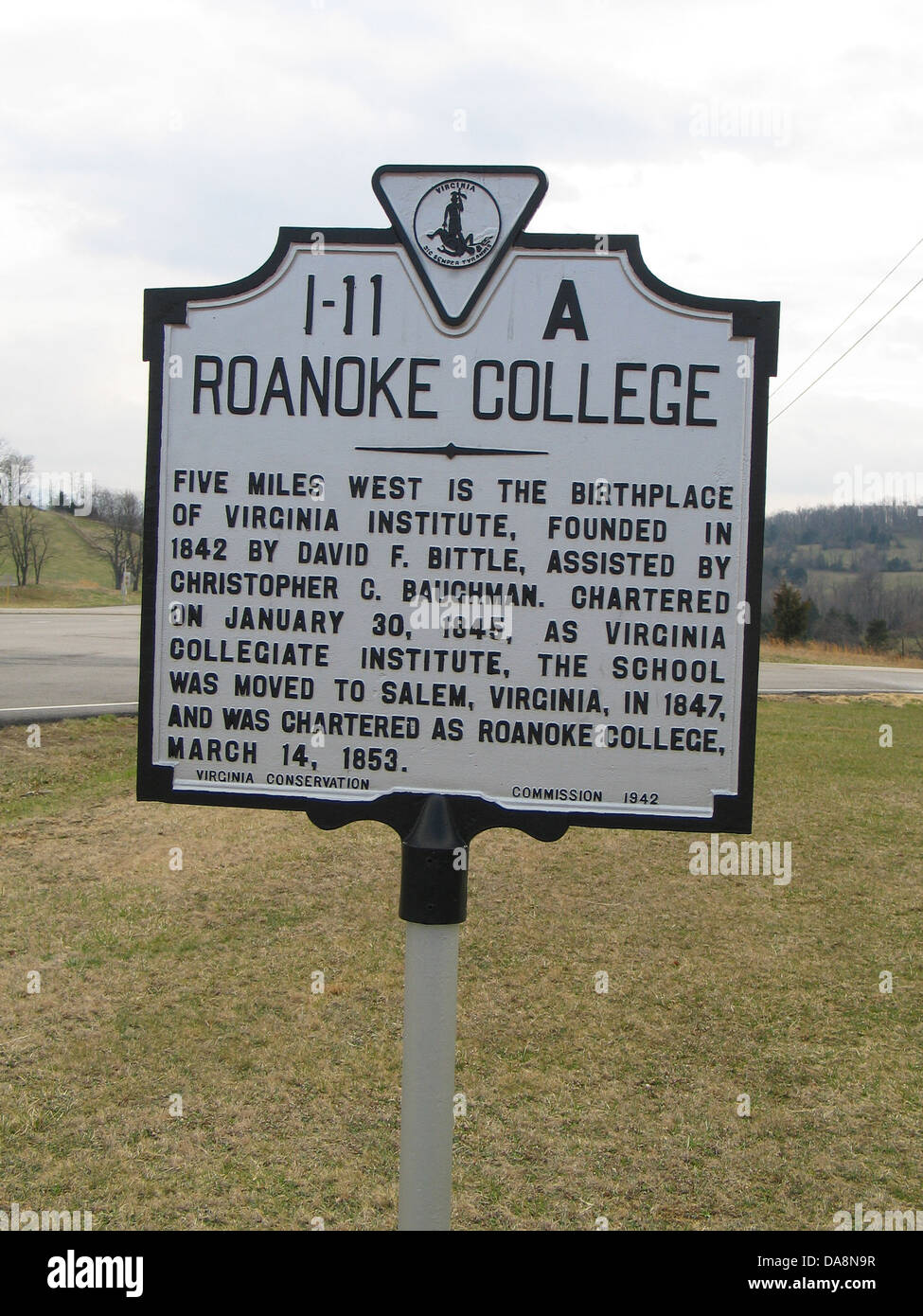ROANOKE COLLEGE Five miles west is the birthplace of Virginia Institute ...