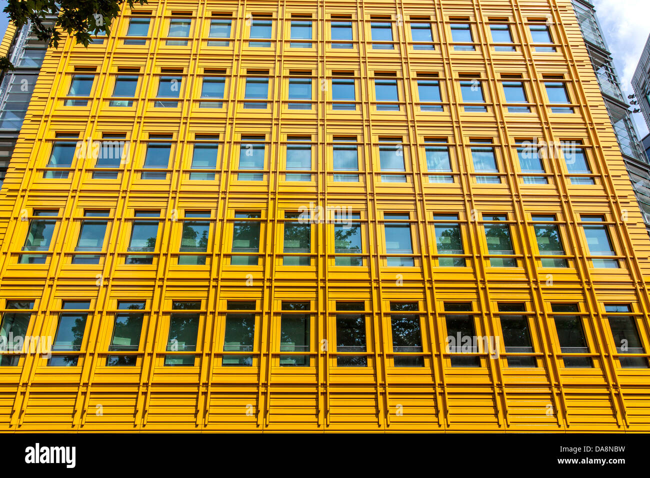 Yellow Coloured Buildings in London Stock Photo - Alamy