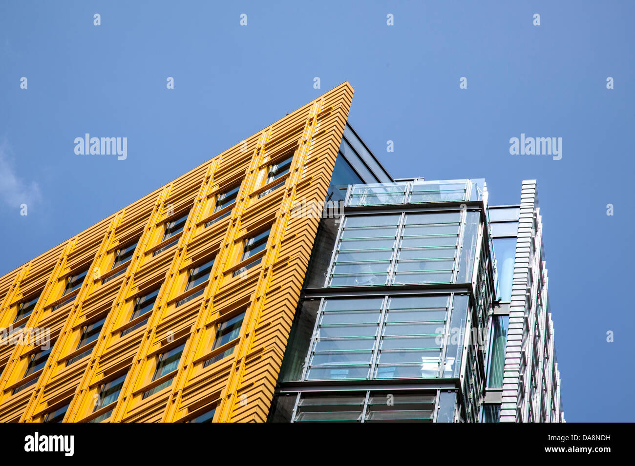 Yellow Coloured Buildings in London Stock Photo - Alamy