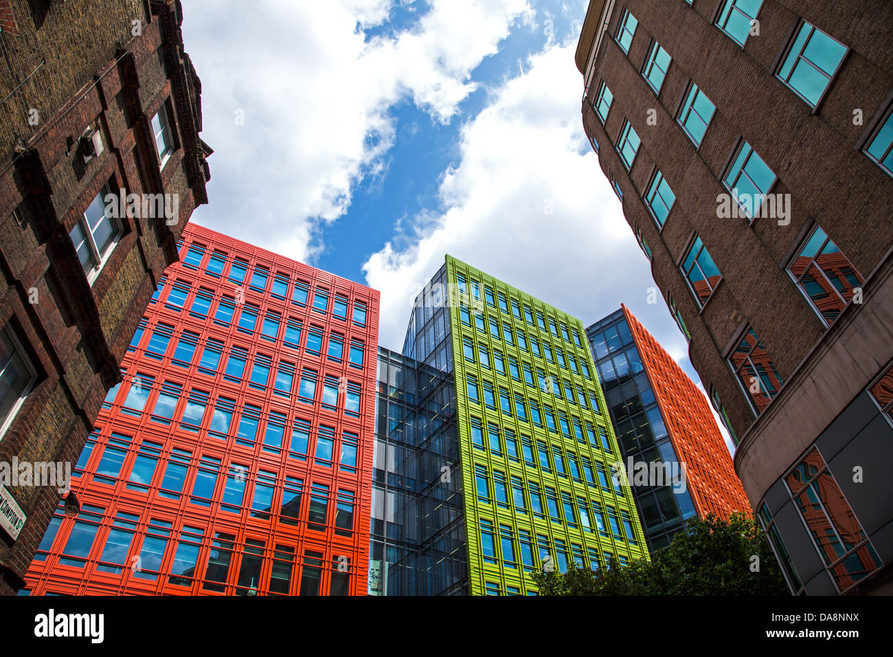 Colourful Modern Office Development Stock Photo - Alamy
