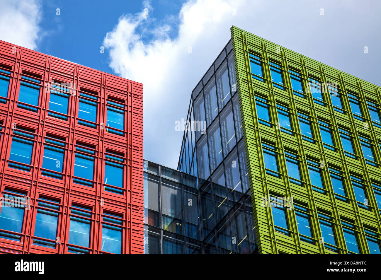 Colourful Modern Office Development Stock Photo - Alamy