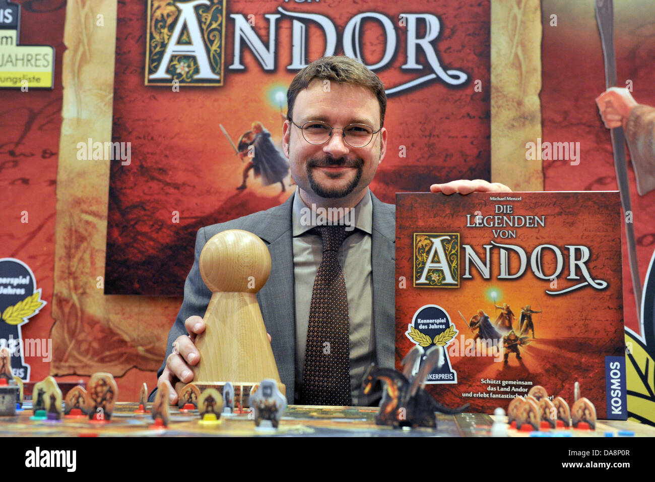 Michael Menzel, author of the game 'The legends of Andor' presents his ...