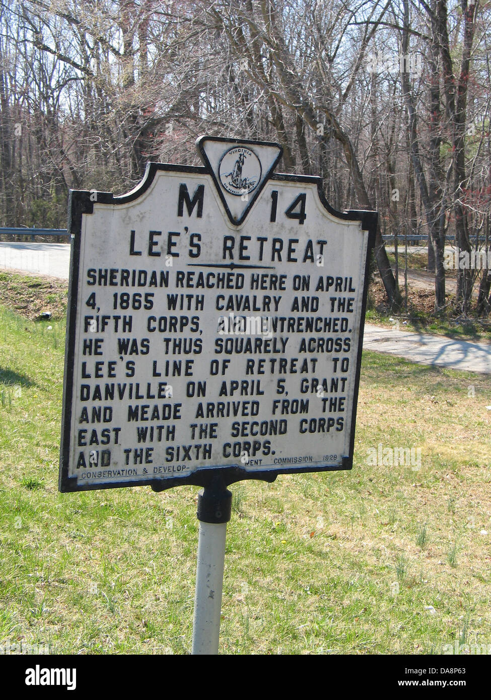 LEE'S RETREAT Sheridan reached here on April 4, 1865 with cavalry and ...