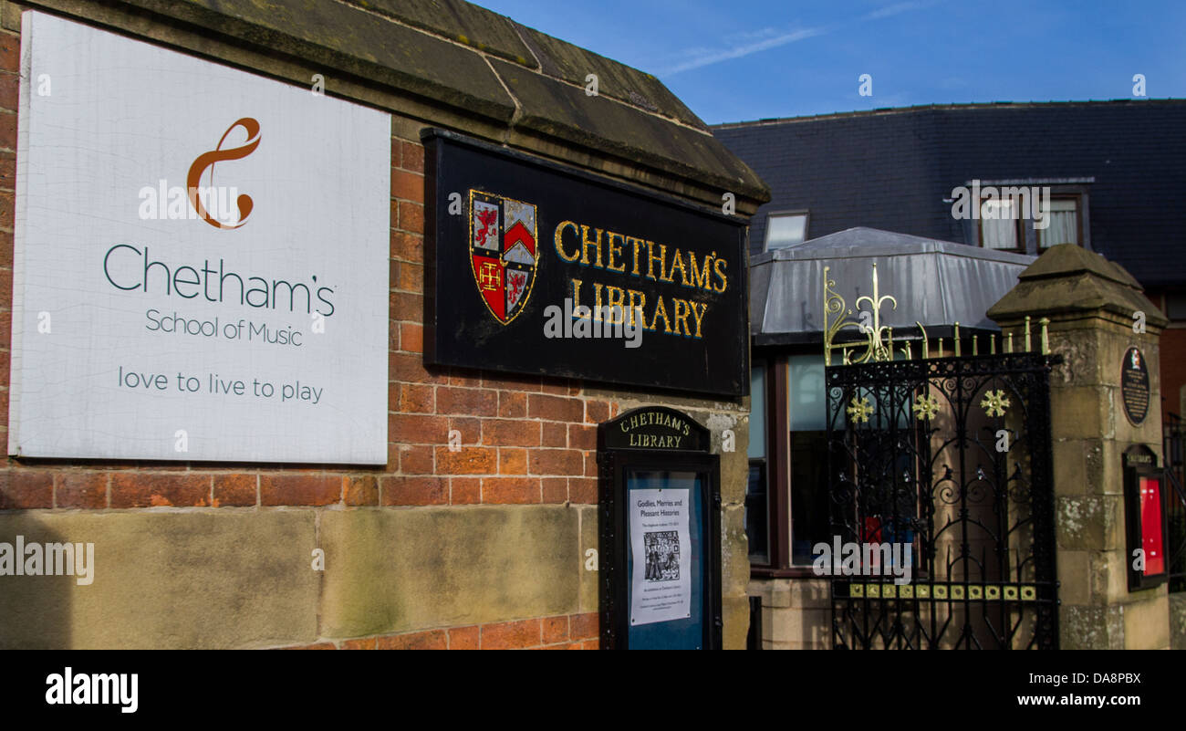 Chetham school manchester hi-res stock photography and images - Alamy